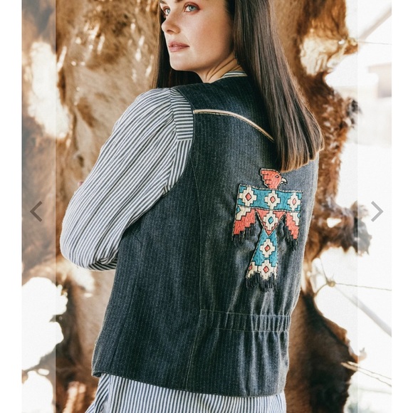 Double D Ranch | Jackets & Coats | Double D Vest Thunderbird Strong Sz ...